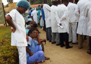 Togo healthcare workers join strike as protests mount