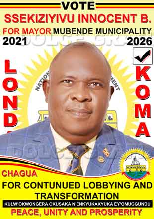 Mubende municipality mayor Innocent Ssekiziyivu retains NRM flag