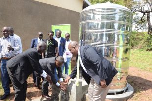 KCB Bank Uganda commissions UGX 30 million water harvesting project in Yumbe
