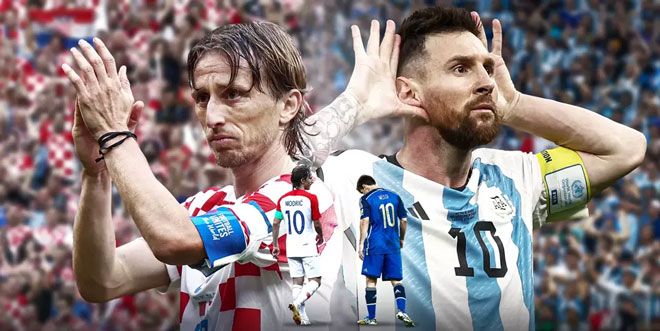 SEMIFINAL 1: Lionel Messi v Luka Modric