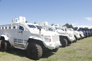 Uganda Police gets new APCs, RCVs to manage 'volatile areas'