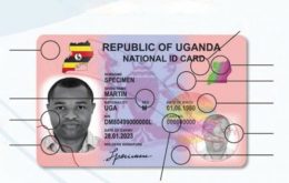 10,000 Ugandan national IDS confiscated from foreigners