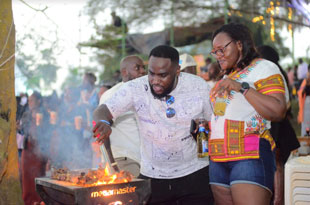 Not even the rain could stop Roast and Rhyme