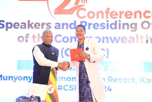 Uganda hands over to India, Among calls for conflict free world