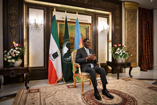 Cooperation with China transforms Equatorial Guinea, says President Obiang