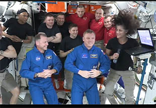 SpaceX's Crew-9 Dragon capsule docks with space station