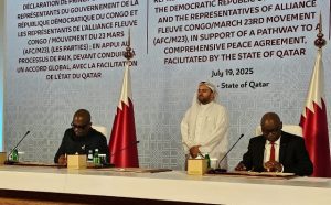 DR Congo-M23 declaration in Doha welcomed as step toward peace